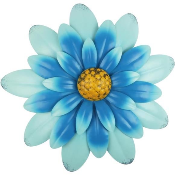 Wall Decor | 12 Metal Flower Wall Decor Multiple Layer Flower Wall Art ...